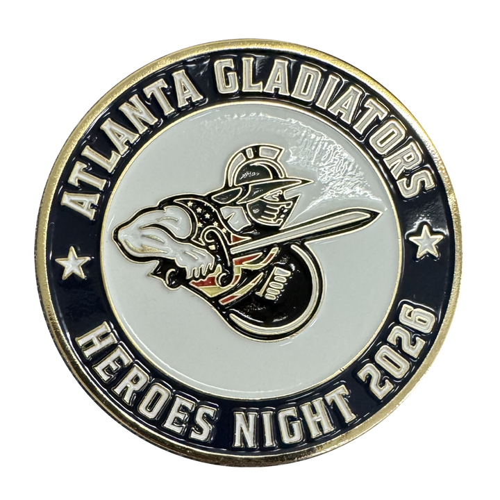 Heroes Night Challenge Coin – Atlanta Gladiators